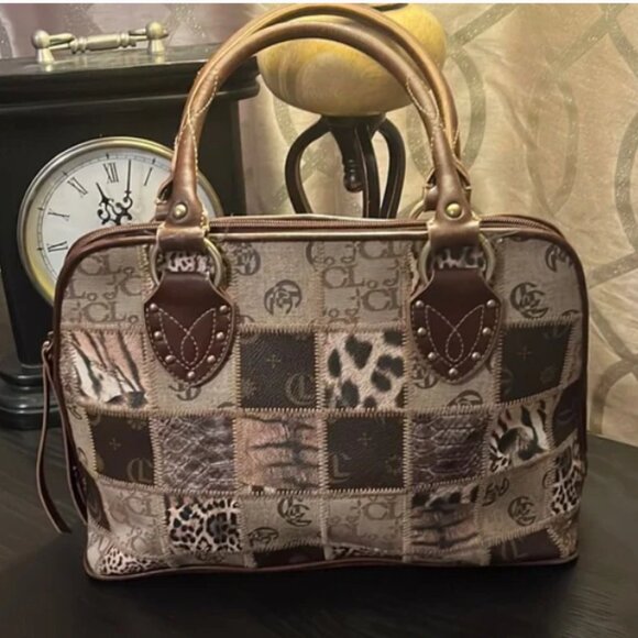 CL American | Bags | Cl America Multiprint Satchel | Poshmark